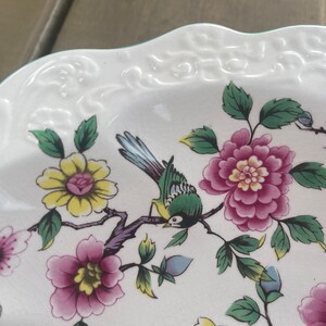 Vintage James Kent Ltd Old Foley Chinese Rose Pattern Pitcher and Basin ...