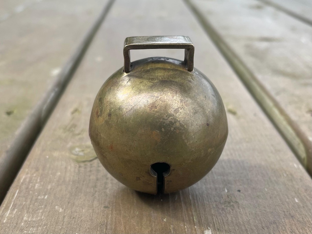 Antique Vintage 2 and 1/4 Inch Diameter Sleigh Bell Horse Harness Bell ...