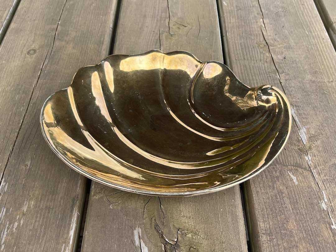 Vintage Royal Winton Grimwades Golden Age Pattern Gold Shell Shaped ...