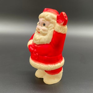 Vintage Rubber Santa Claus Squeaky Toy Squeaker Figurine Decoration ...