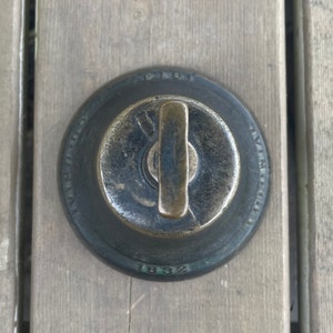 Antique 1914 Bevin Brothers Colonial Cow’s Bell Rustic Farmhouse Decor ...