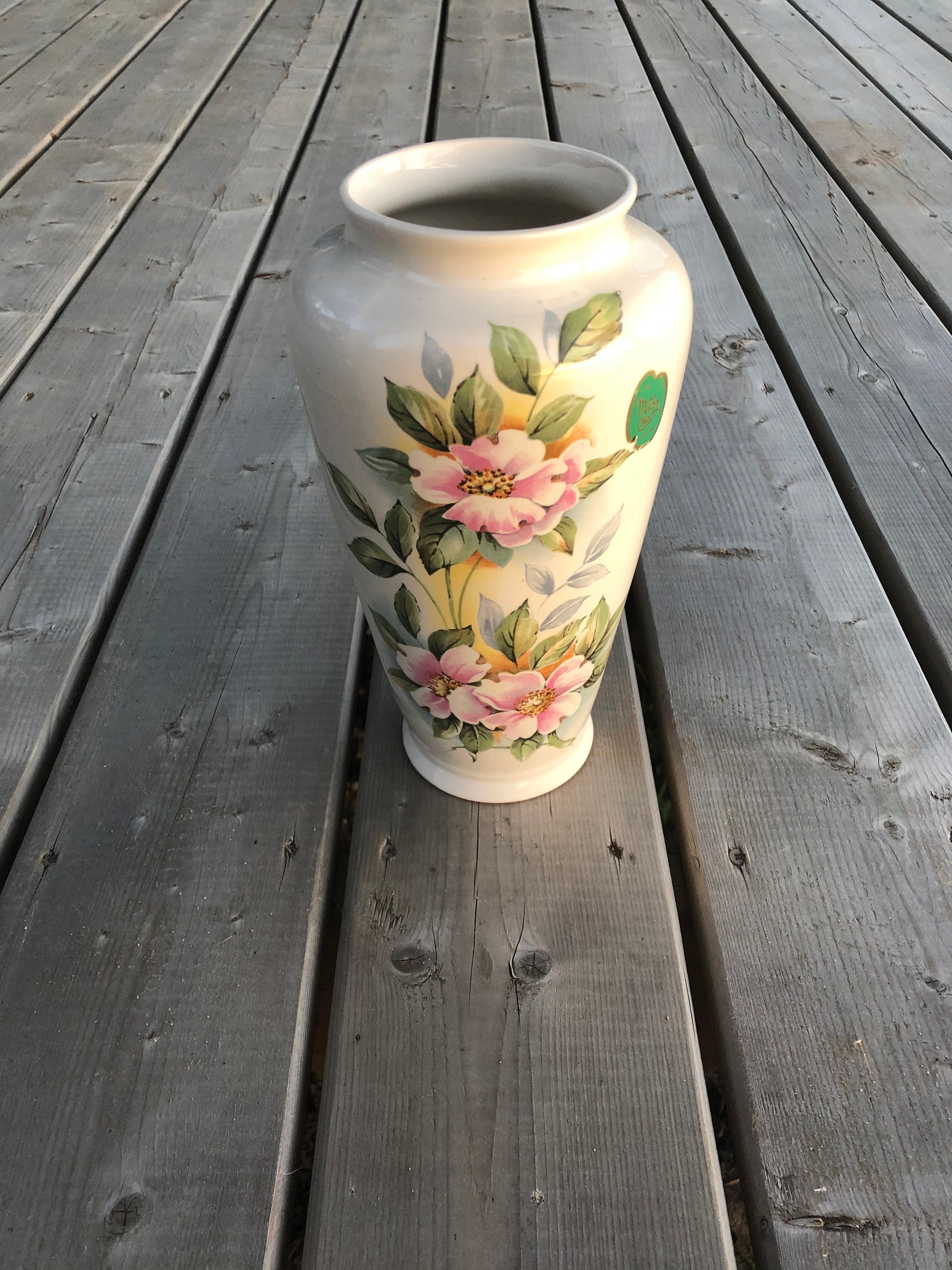 Vintage Melba Ware Floral Urn Vase Staffordshire Made in | Etsy