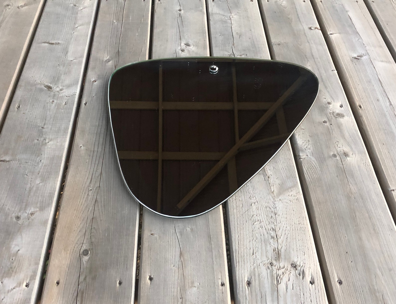 Vintage Mid Century Asymmetrical British Silvered Float Glass - Etsy