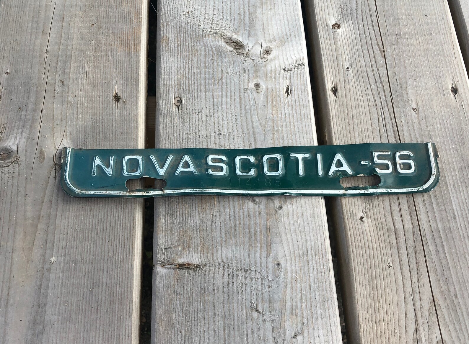Vintage Nova Scotia NS License Plate Tag 1956 Metal License | Etsy