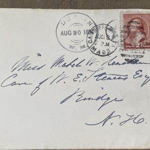 Collection of 24 Used Antique 1880’s Envelopes Antique Ephemera Mabel ...