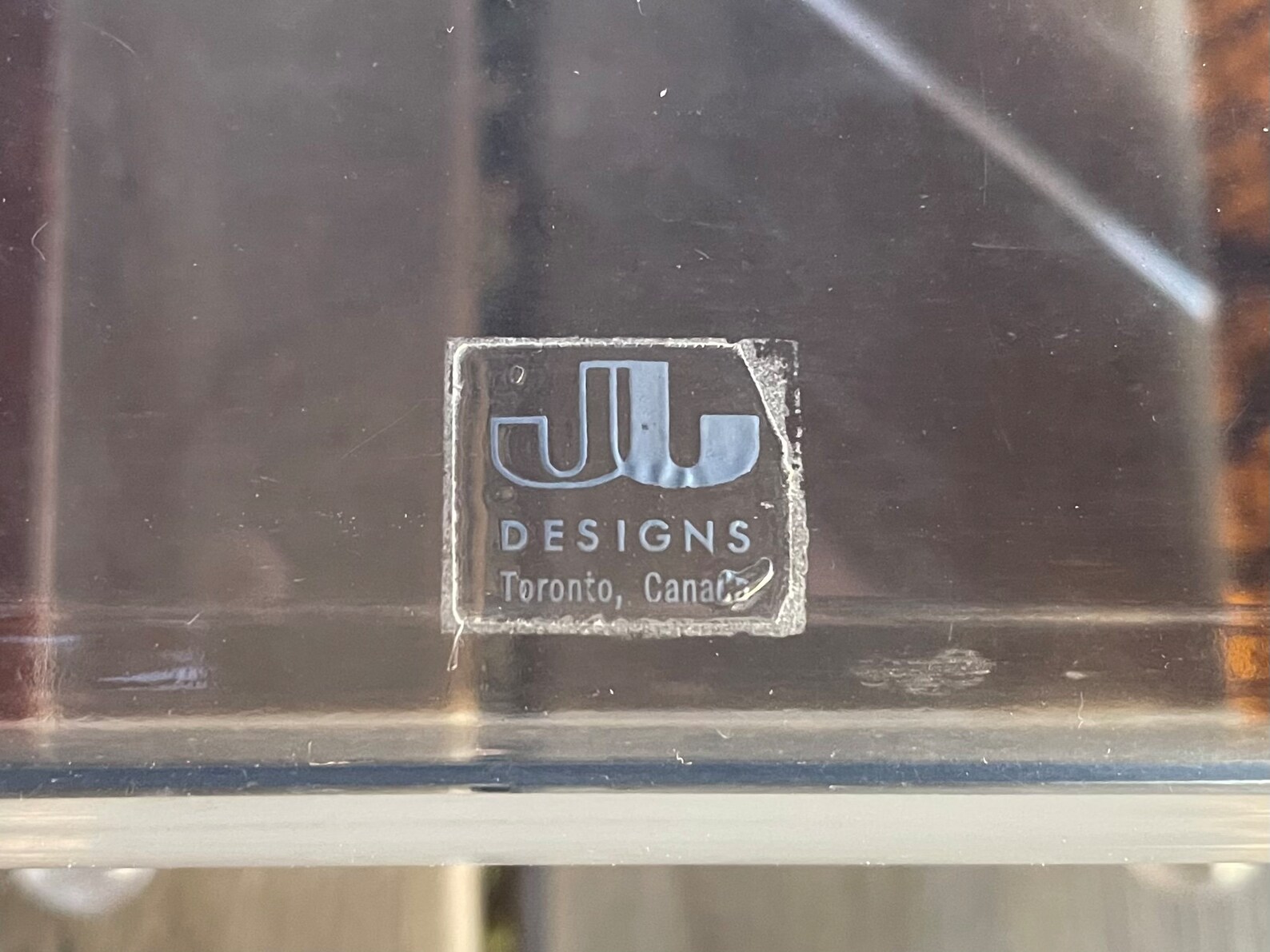 Vintage Mid Century Modern MCM JJ Designs Faux Tortoiseshell - Etsy