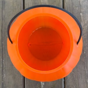 Vintage 1997 TPI Plastics Blow Mold Jack O’ Lantern Pumpkin Candy Trick ...