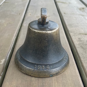 Antique 1914 Bevin Brothers Colonial Cow’s Bell Rustic Farmhouse Decor ...