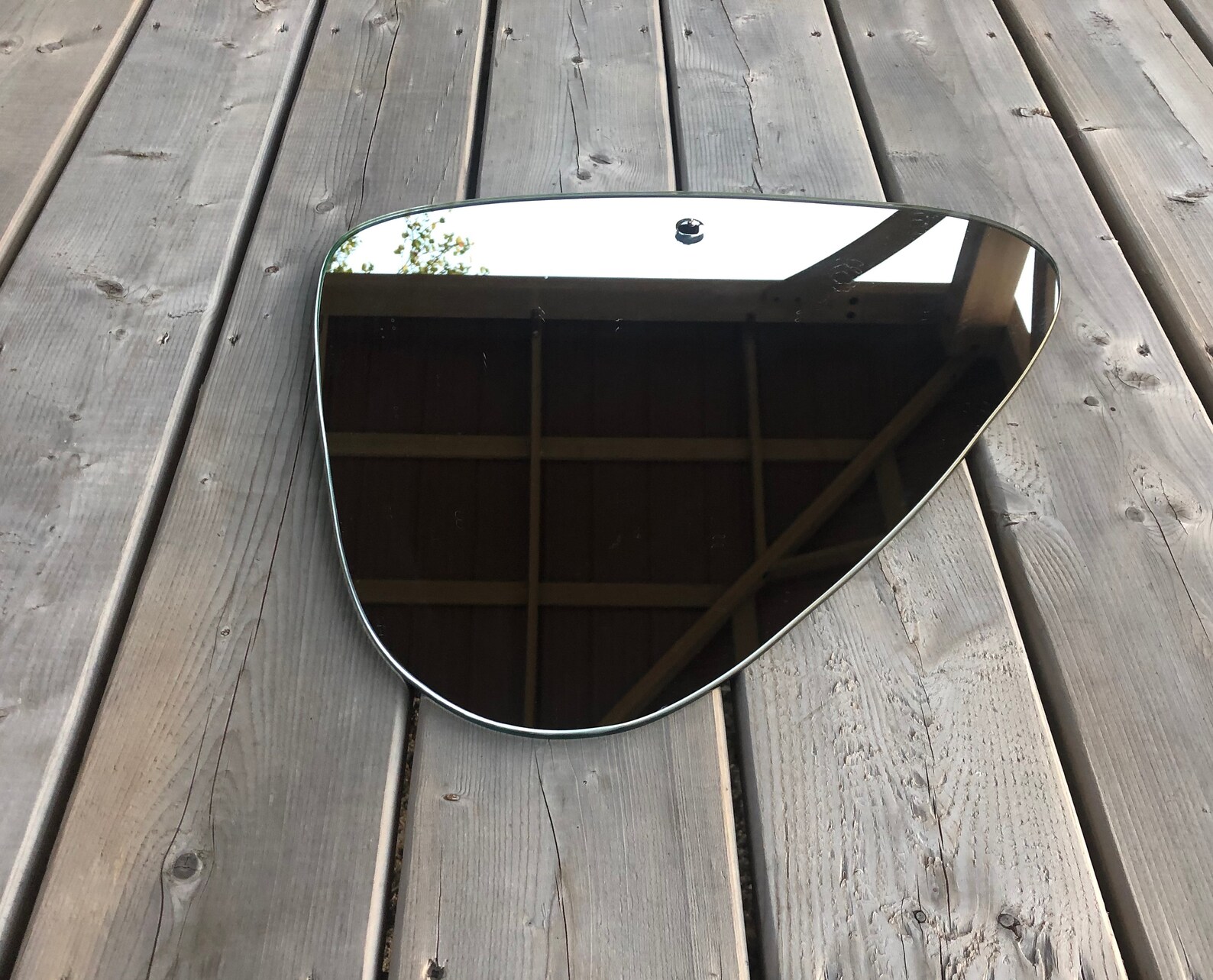 Vintage Mid Century Asymmetrical British Silvered Float Glass | Etsy