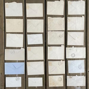 Collection of 24 Used Antique 1880’s Envelopes Antique Ephemera Mabel ...