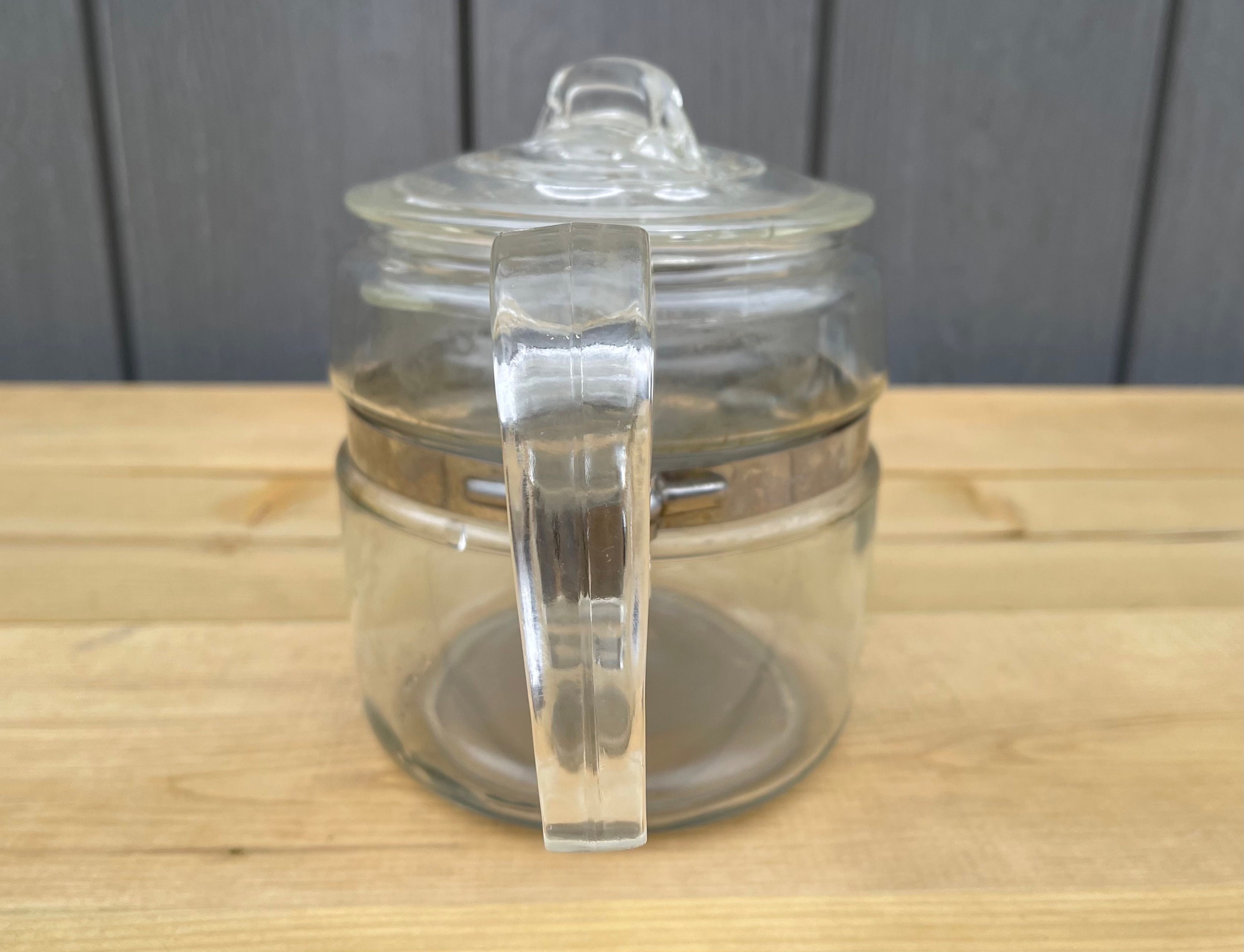 Vintage Pyrex Flameware 7754 B Four Cup Clear Glass Coffee - Etsy