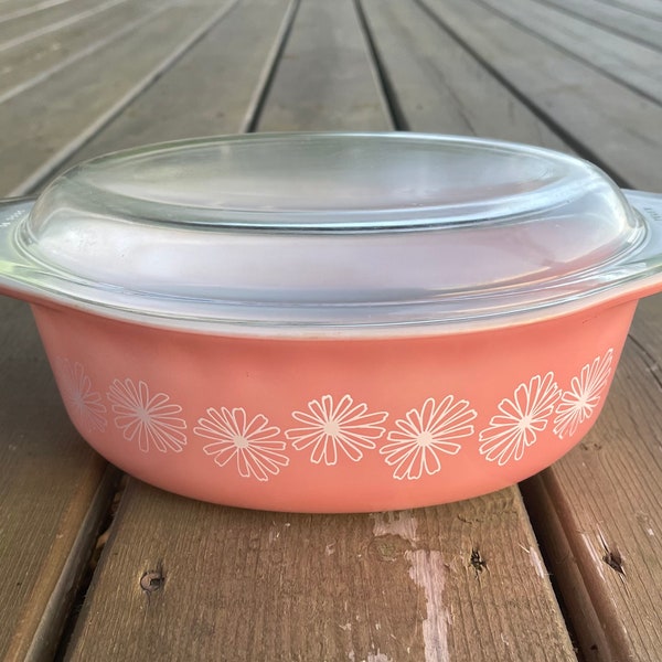 Pyrex Daisy Pink - Etsy
