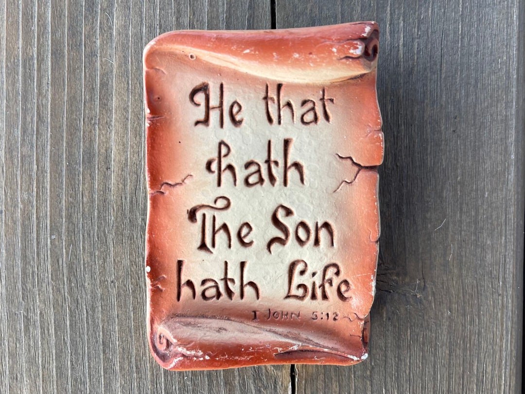 Vintage 1941 H.A. Larsen “he That Hath the Son Hath Life” John 5:12 ...