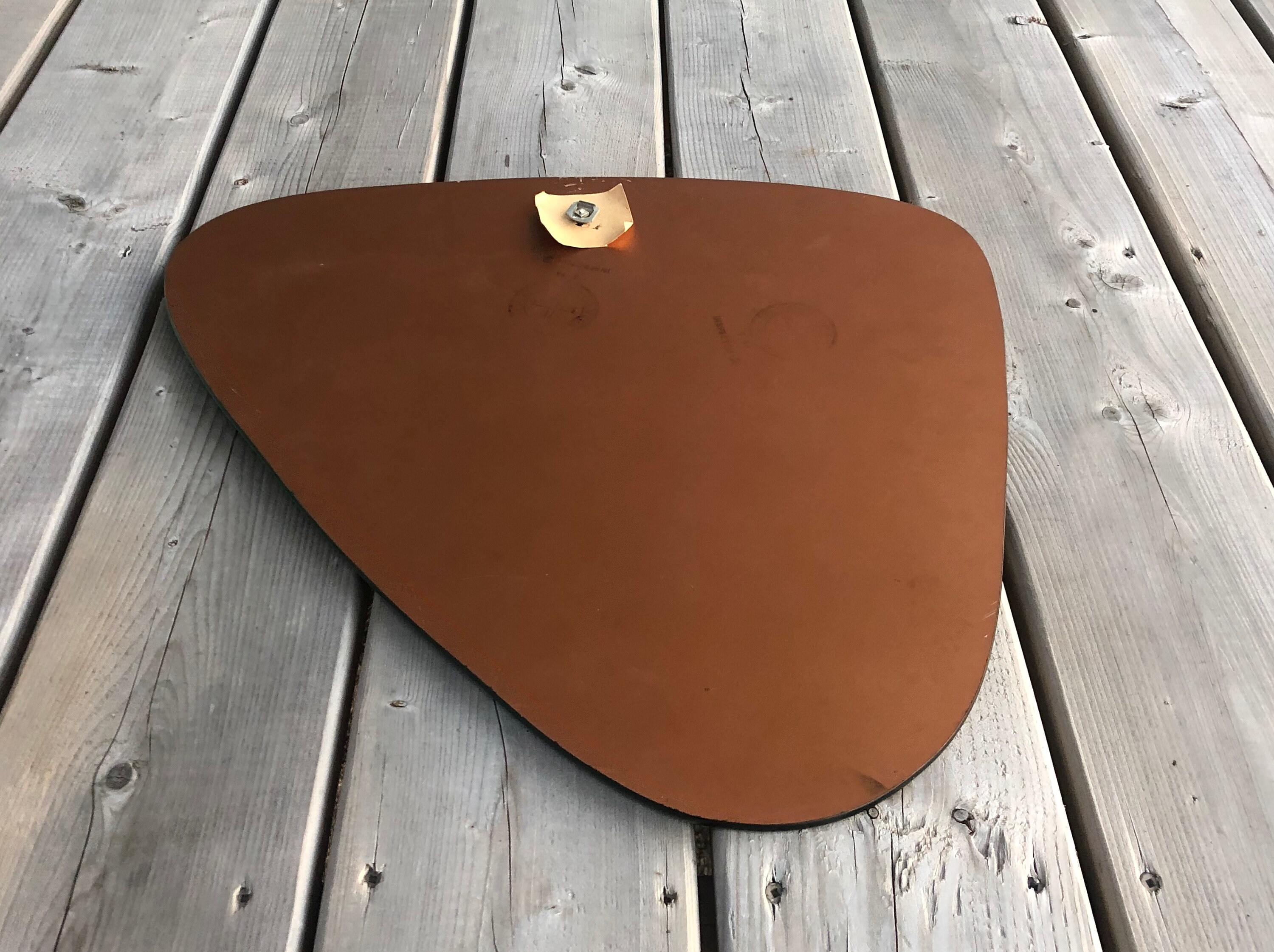 Vintage Mid Century Asymmetrical British Silvered Float Glass | Etsy