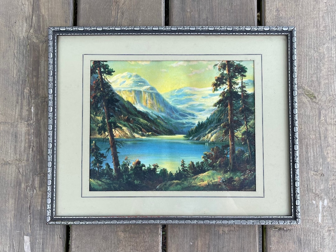 Vintage William M Thompson WM Thompson “lake Louise” Banff Landscape ...