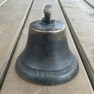 Antique 1914 Bevin Brothers Colonial Cow’s Bell Rustic Farmhouse Decor ...