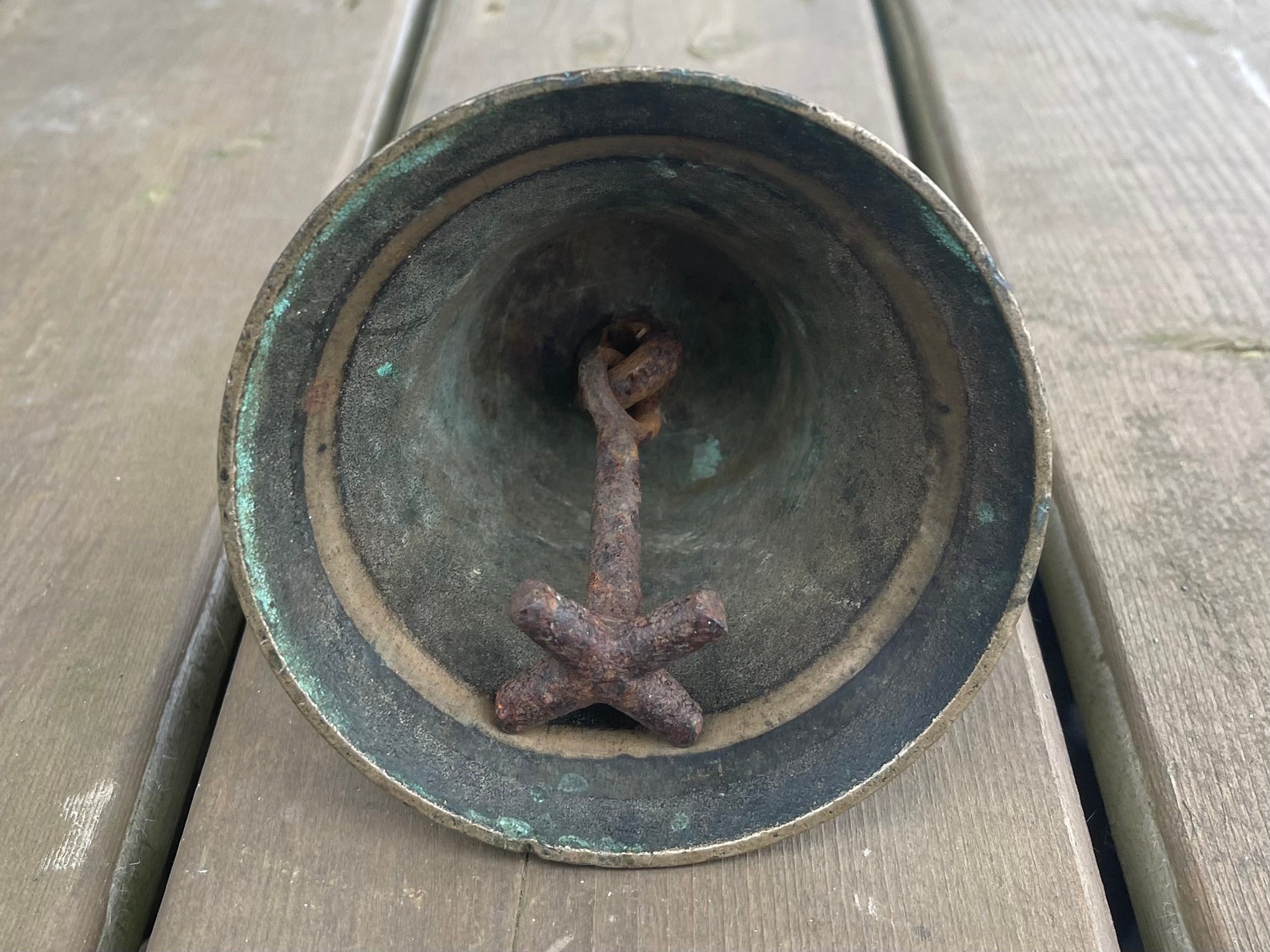 Antique 1914 Bevin Brothers Colonial Cow’s Bell Rustic Farmhouse Decor ...