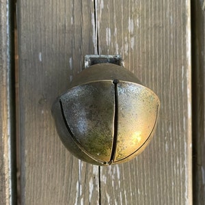 Antique Vintage 2 and 3/4 Inch Diameter Sleigh Bell Horse Harness Bell ...