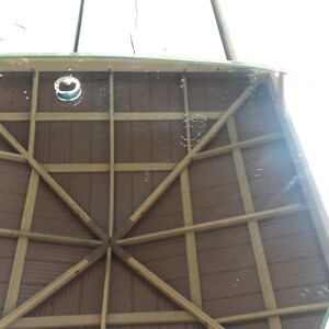 Vintage Mid Century Asymmetrical British Silvered Float Glass Accent ...