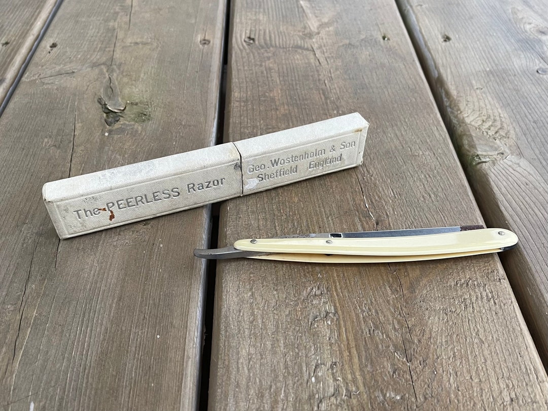 Vintage Geo. Wostenholm & Son the Peerless Razor Straight Razor in ...