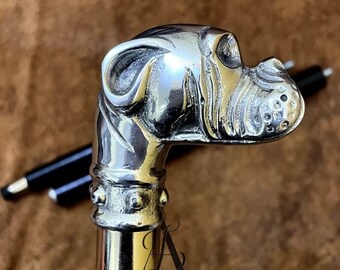 Bulldog Head Handle - Etsy