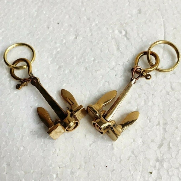 Brass Keychain - Etsy