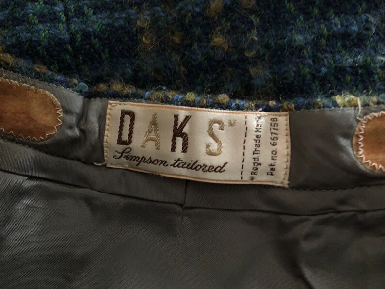 Daks Woollen Vintage Skirt / Small - Etsy