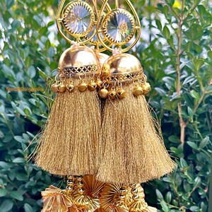 Traditional/fancy Punjabi Gold Parandi/paranda Gotta Patti/crystal ...