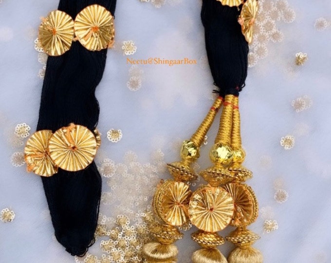 Punjabi Gold Gotta Patti Parandi/paranda Hair Accessory Jaggo/sangeet ...
