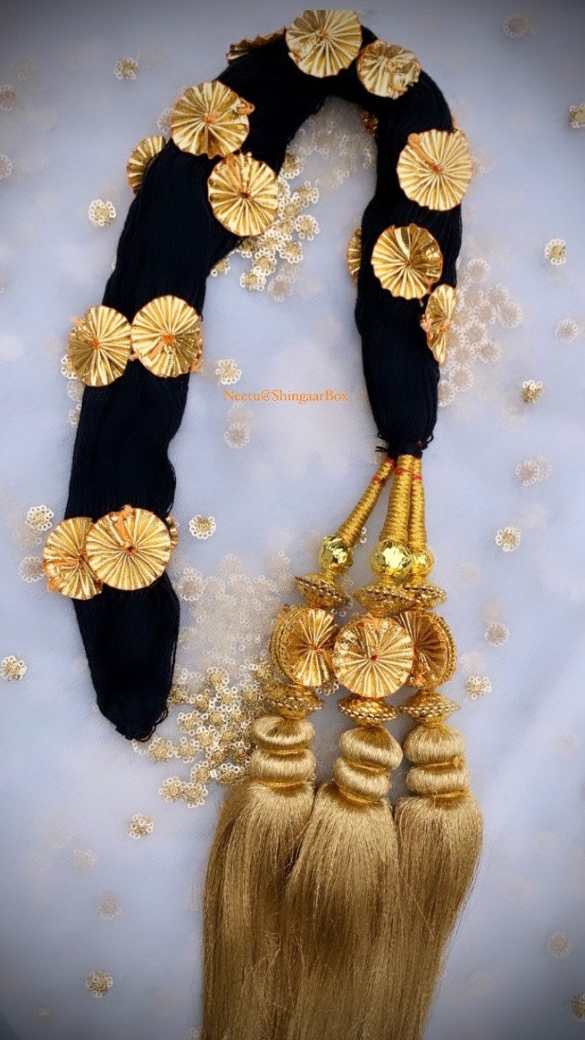 Punjabi Gold Gotta Patti Parandi/paranda Hair Accessory Jaggo/sangeet ...