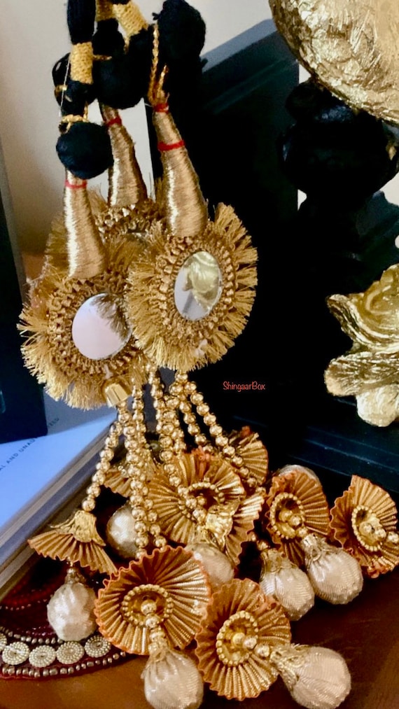 Mirror Very Light Weight Parandi/paranda Gotta Patti/ladoo - Etsy