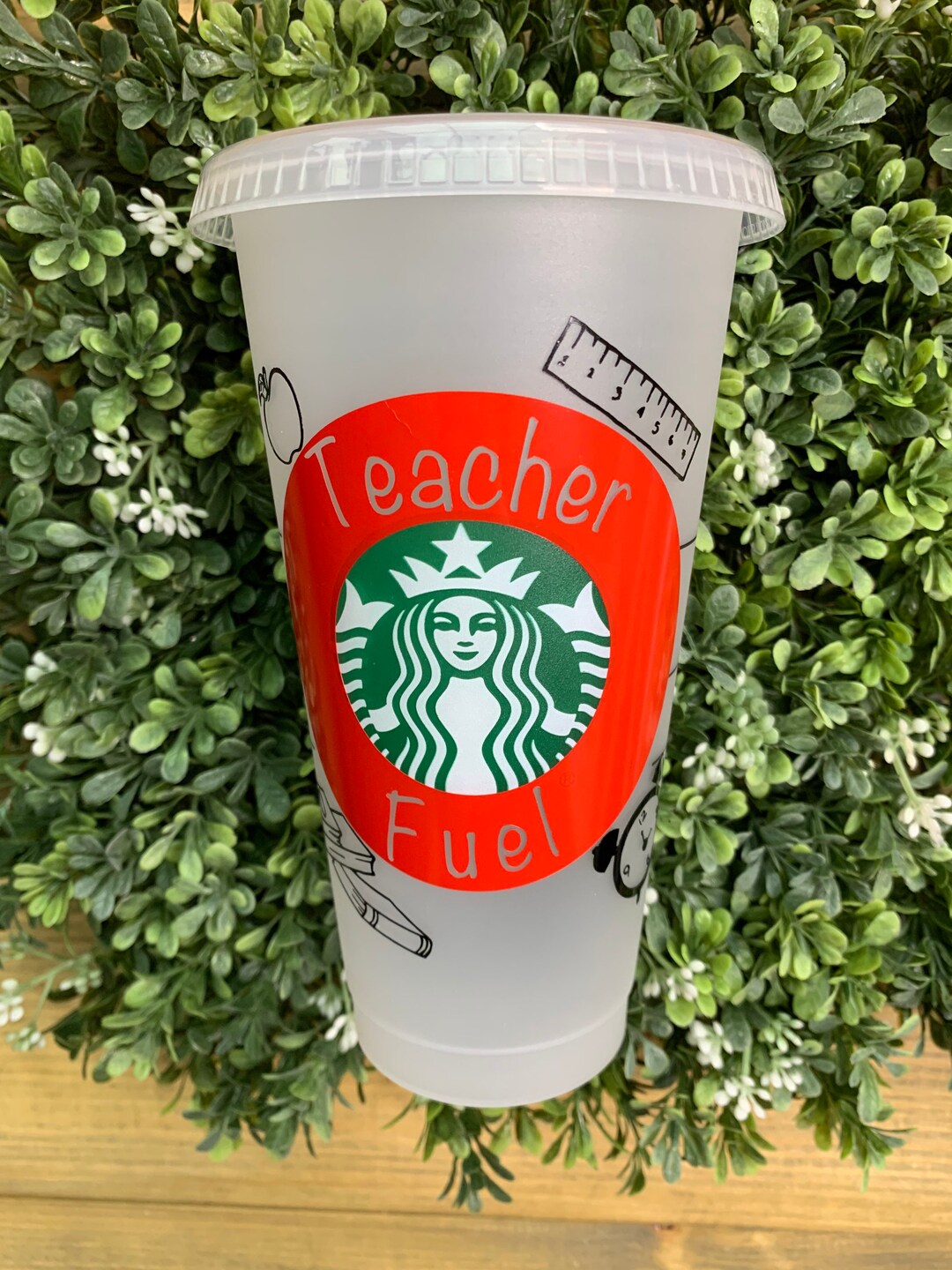Teacher Fuel Starbucks Cup Gifts for Teachers Teacher Gift - Etsy UK