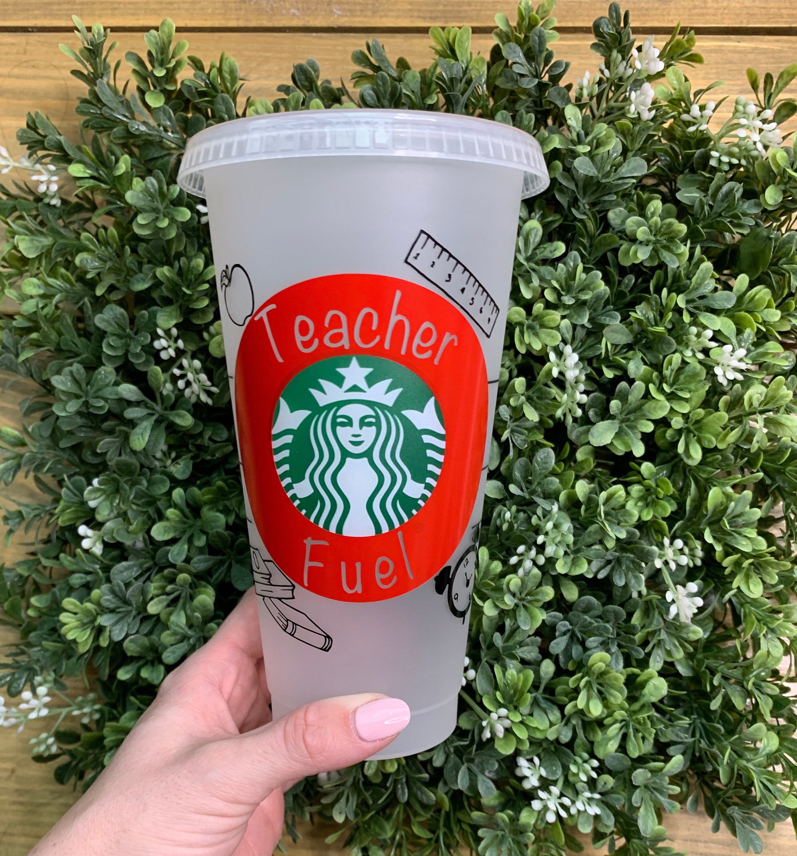 Teacher Fuel Starbucks Cup Gifts for Teachers Teacher Gift | Etsy UK