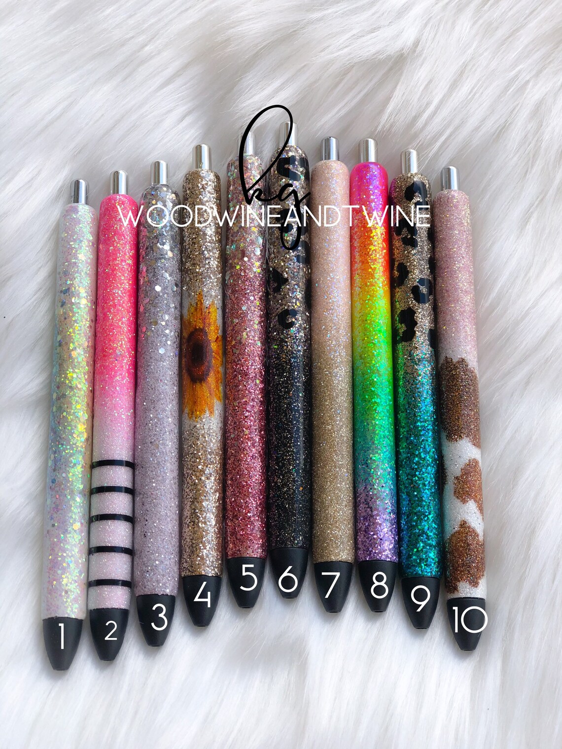 Glitter Pens - Etsy