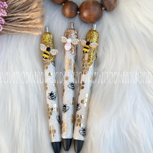 Bee Glitter Pen | Honey Drip Glitter Pen | Glitter Pen | Glitter Pen ...