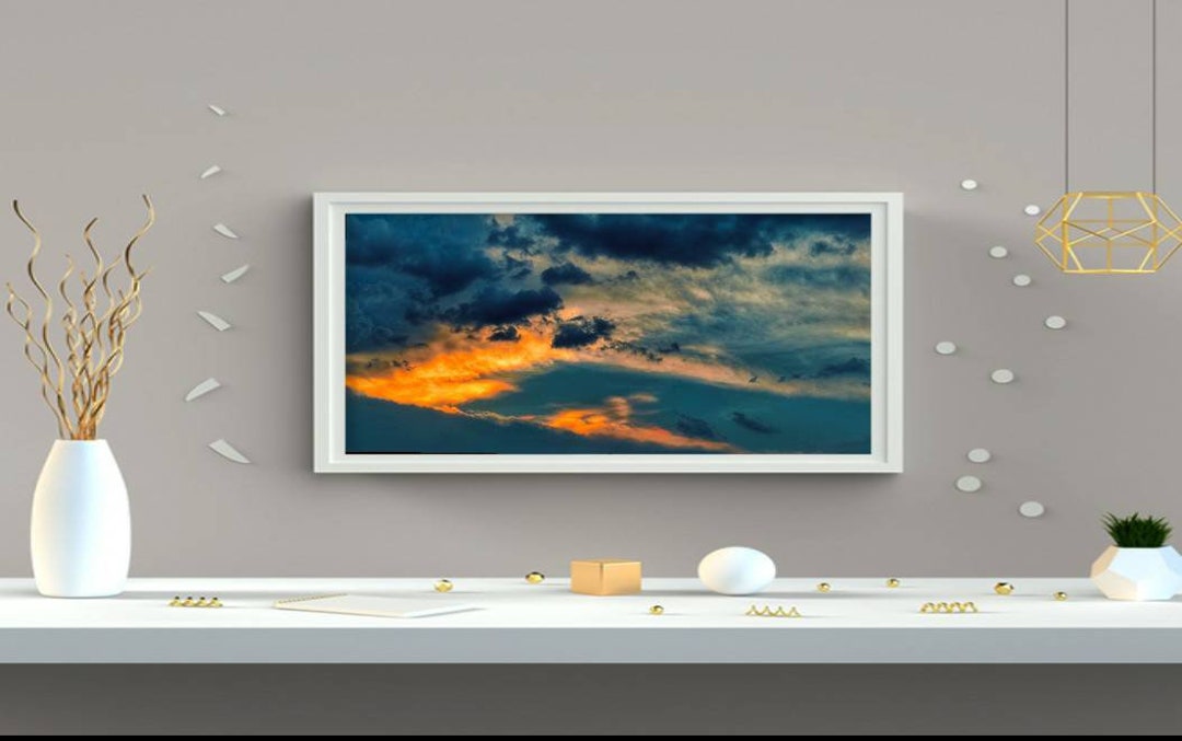 Cloud Print Clouds Wall Decor Sunset Sky Print Sky and - Etsy