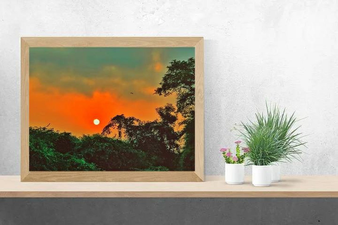 Sunrise Wall Decor for a Home Bedroom Wall Decor Printable | Etsy