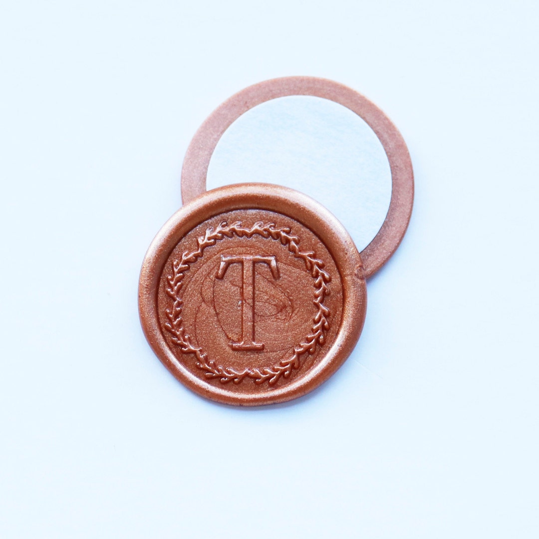 Single Initial Wax Seal Stickers, Self Adhesive Wax Seals, Easy to ...