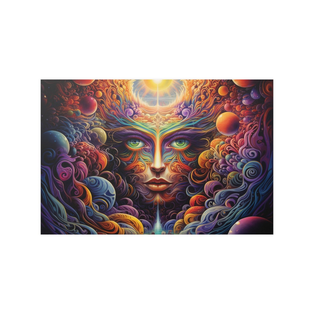 Psychedelic Enlightenment Low-glare Poster - Etsy