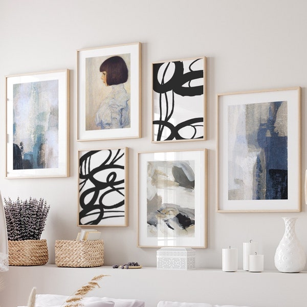 Abstract Gallery Wall - Etsy