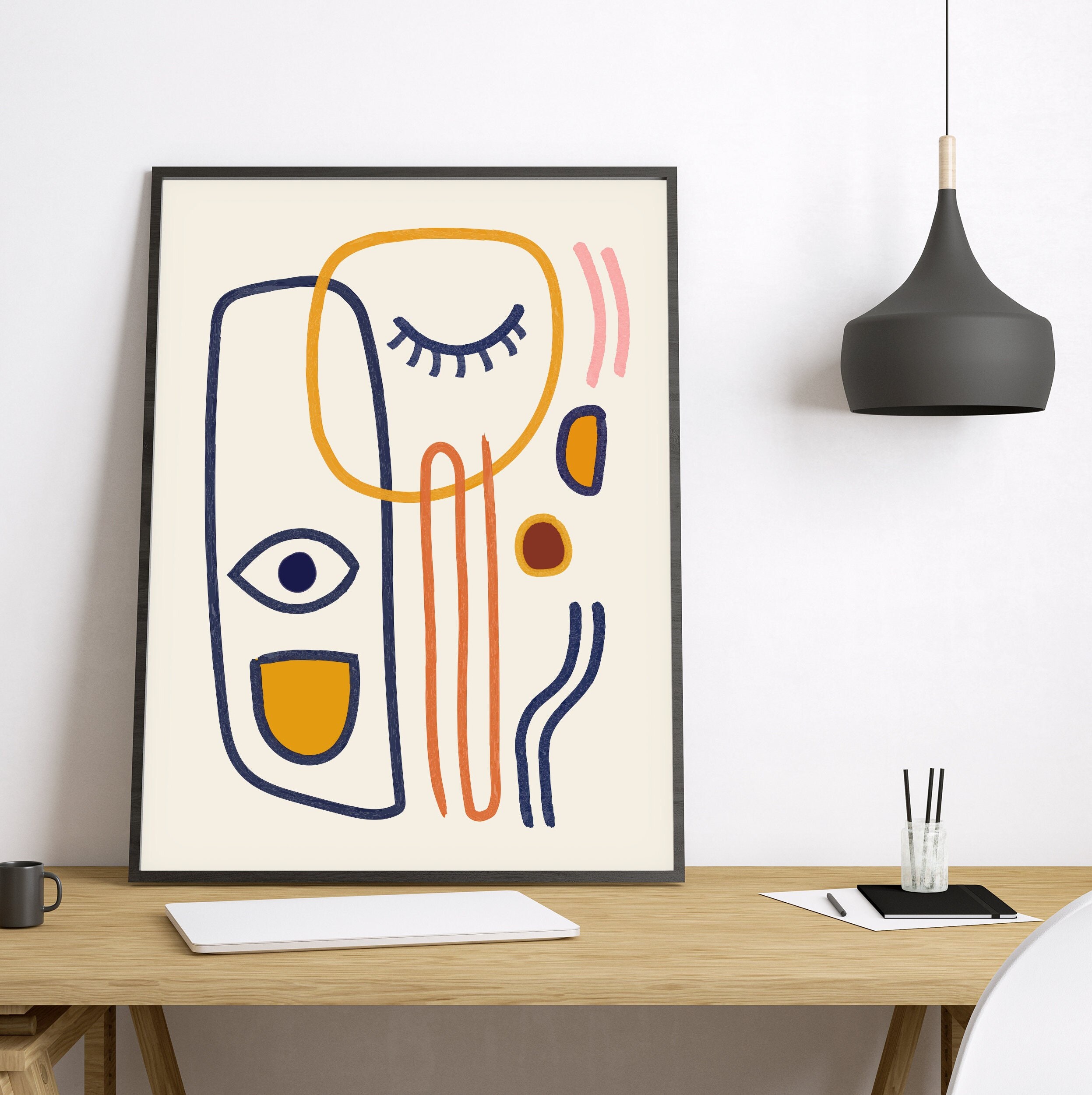 Printable Abstract Wall Art Prints Set Abstract Print Wall | Etsy