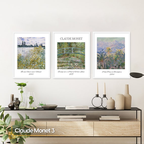 Digital Prints Art & Collectibles Digital Print Set 3 Piece Wall Art ...