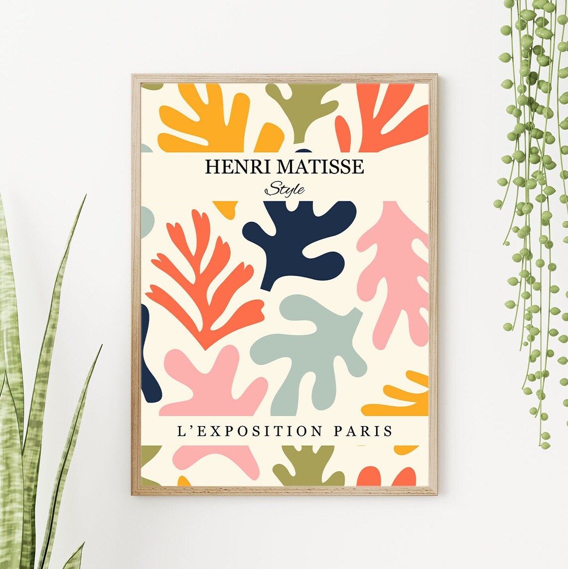 Matisse Gallery Wall Art Set FRAMED Museum Floral Framed | Etsy