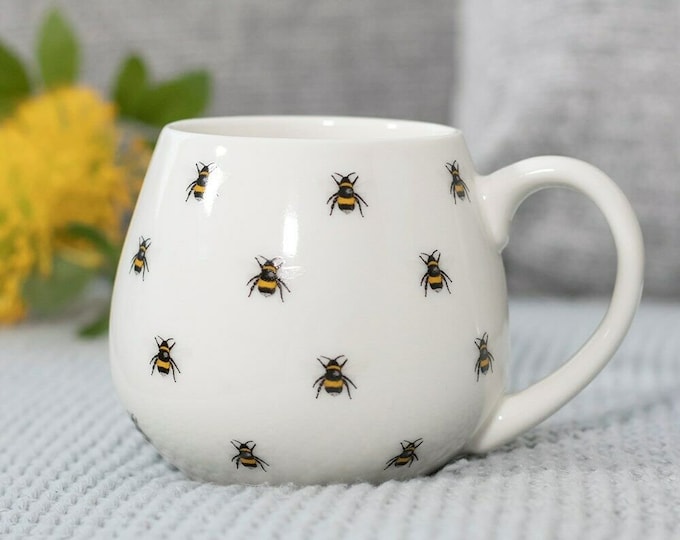 Honey Bee Mug 16 Oz Beekeeper Gift Nature Mug Queen Bee Nature Lover ...