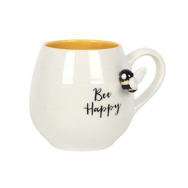 Bee Happy Mug - Etsy