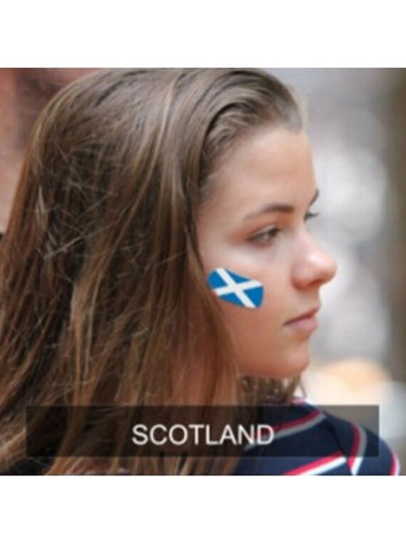 Scottish Face Paint
