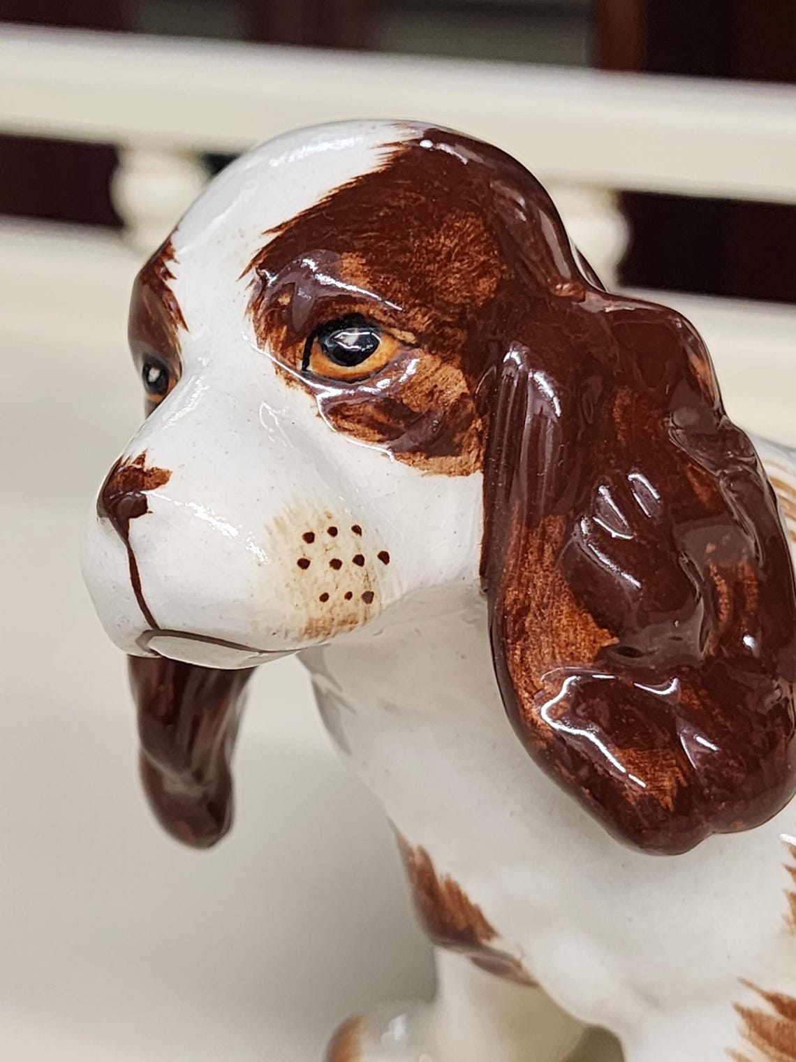 Vintage Japan Porcelain Cocker Spaniel Ceramic Figurine Pottery Art - Etsy