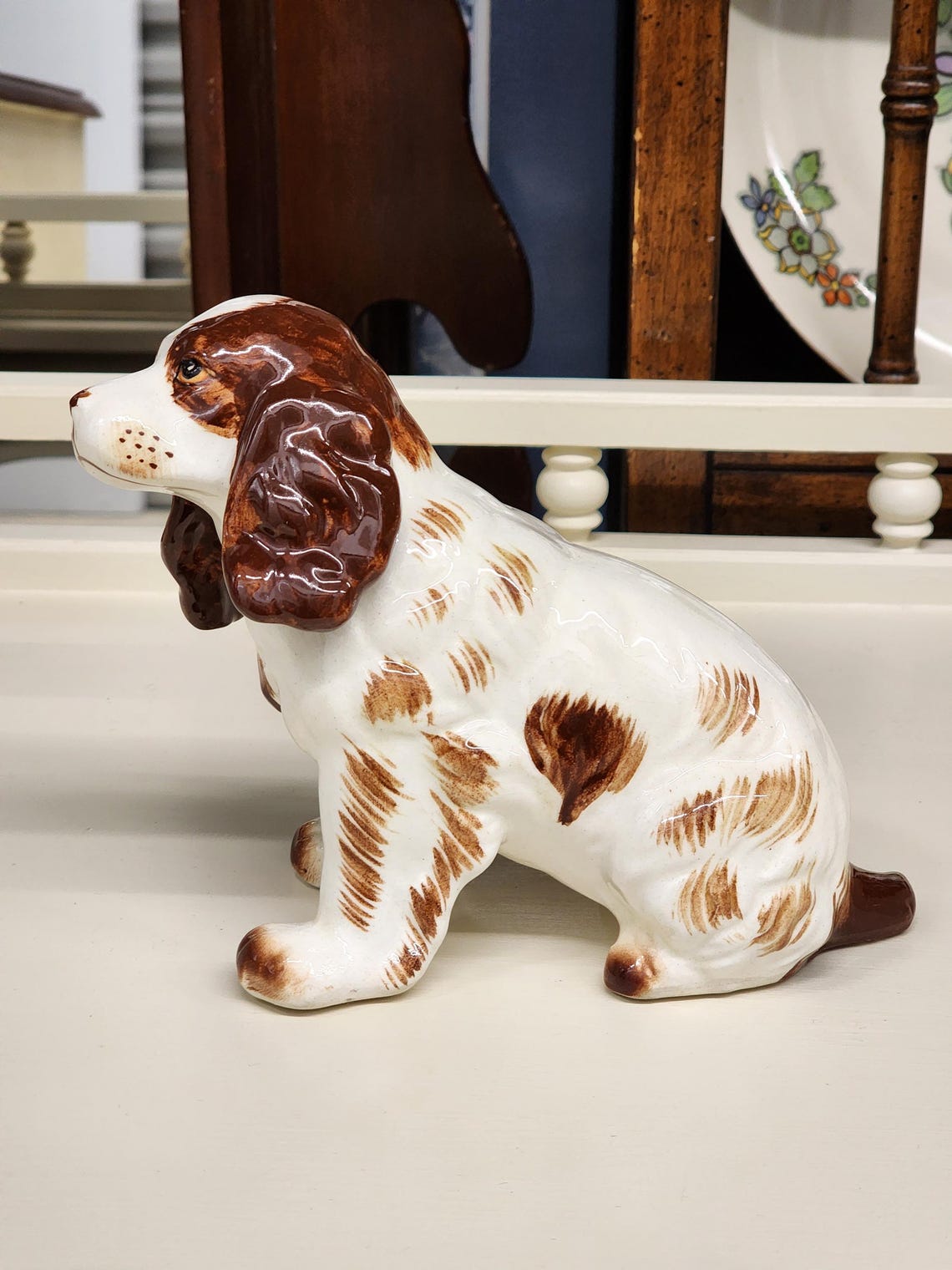 Vintage Japan Porcelain Cocker Spaniel Ceramic Figurine Pottery Art - Etsy