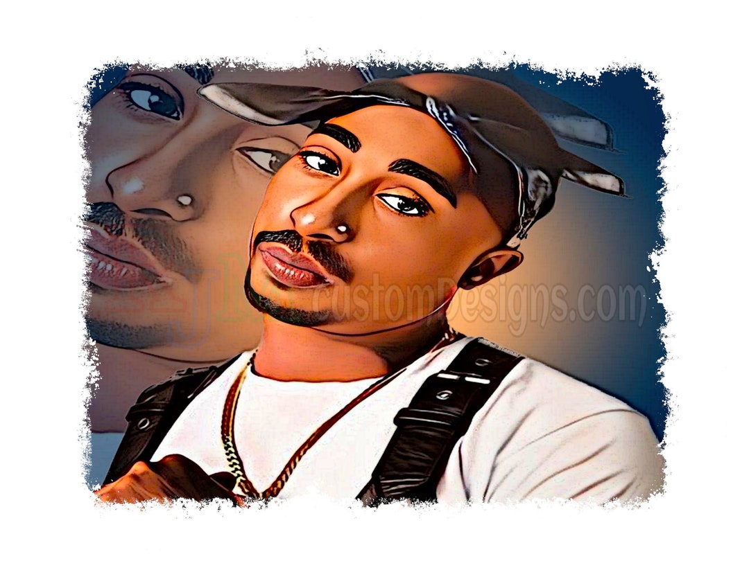 Tupac Shakur PNG Tupac Png Animated Tumbler Design Png - Etsy UK
