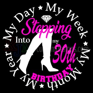 30th Birthday Girl SVG Birthday Queen Svg Birthday Svg Happy Birthday ...